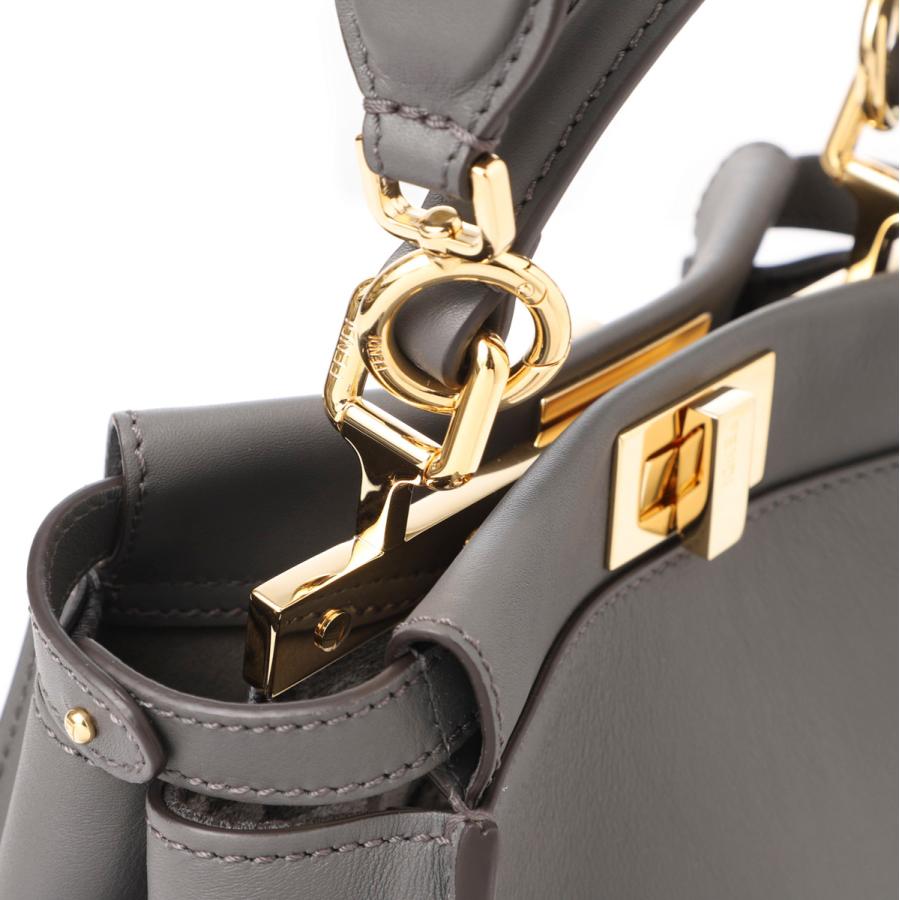 FENDI フェンディ ハンドバッグ PEEKABOO SMALL ショルダーバッグ グレー レディース 8bn244-alg8-f1iqr : モダンブルーYahoo!店 - 通販 ...