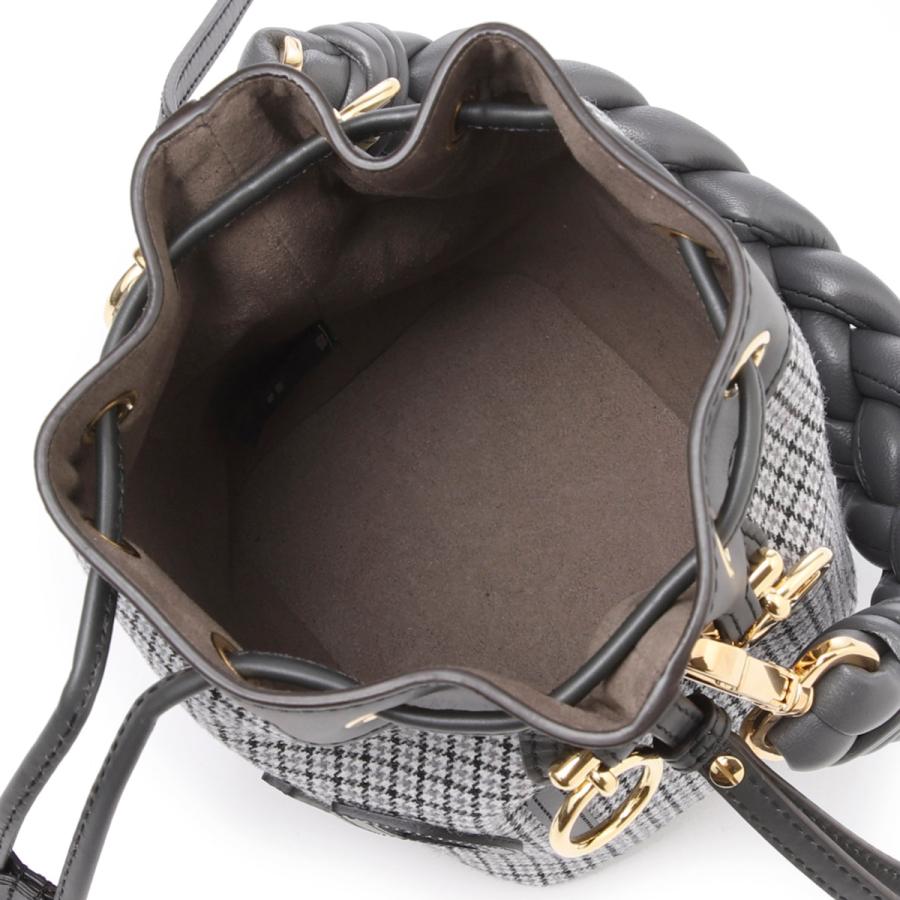 FENDI（フェンディ） バケットバッグ 2WAY MINI MON TRESOR グレー レディース 8bs010-almy-f0c3m ...