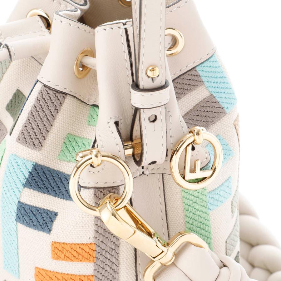 FENDI フェンディ バケットバッグ 2WAY MINI MON TRESOR ショルダーバッグ マルチカラー レディース 8bs010 ...