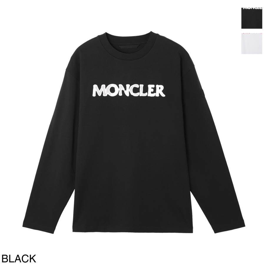 MONCLER モンクレール クルーネック 長袖Tシャツ メンズ 8d00004-89ajs-998 : モダンブルーYahoo!店 - 通販 - Yahoo!ショッピング