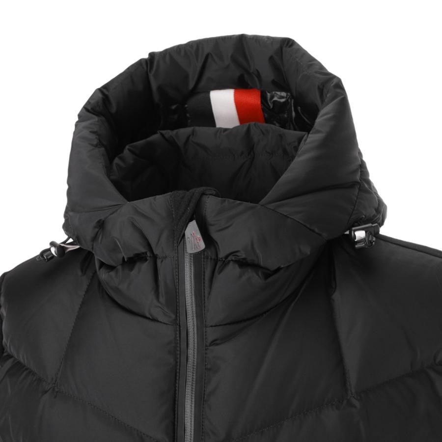 MONCLER Grenoble モンクレール グルノーブル GRENOBLE ダウン切り替え ジップアップパーカ ブラック メンズ ...