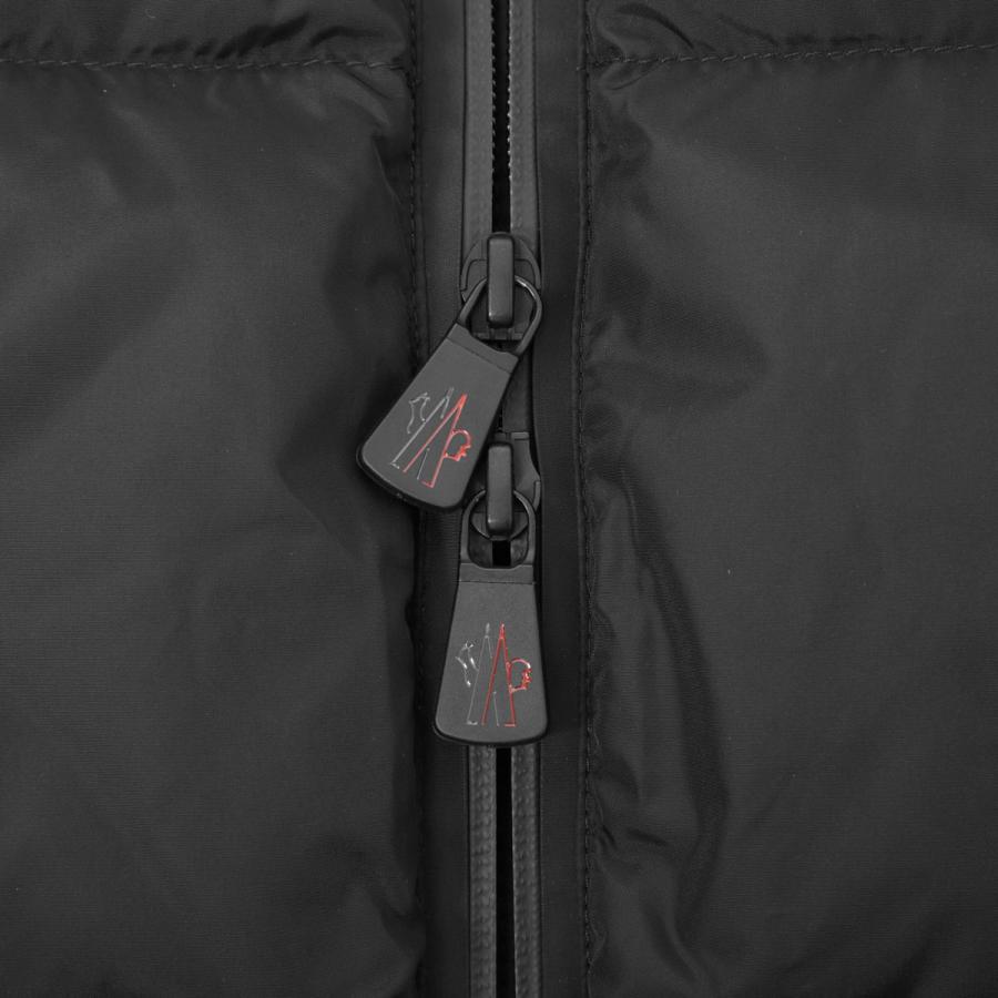 MONCLER Grenoble モンクレール グルノーブル GRENOBLE ダウン切り替え ジップアップパーカ ブラック メンズ ...