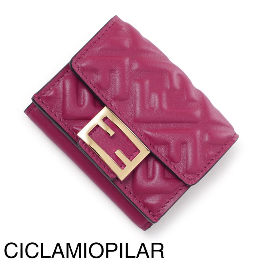 FENDI フェンディ 3つ折り財布 小銭入れ付き NAPPA レディース FENDI フェンディ 3つ折り財布 小銭入れ付き NAPPA レディース