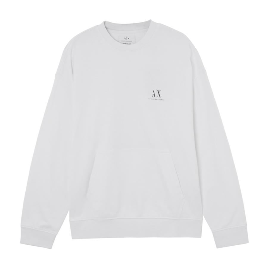 ARMANI EXCHANGE アルマーニエクスチェンジ スウェット ホワイト メンズ 8nzmsc-zjkrz : モダンブルーYahoo!店 - 通販 - Yahoo!ショッピング