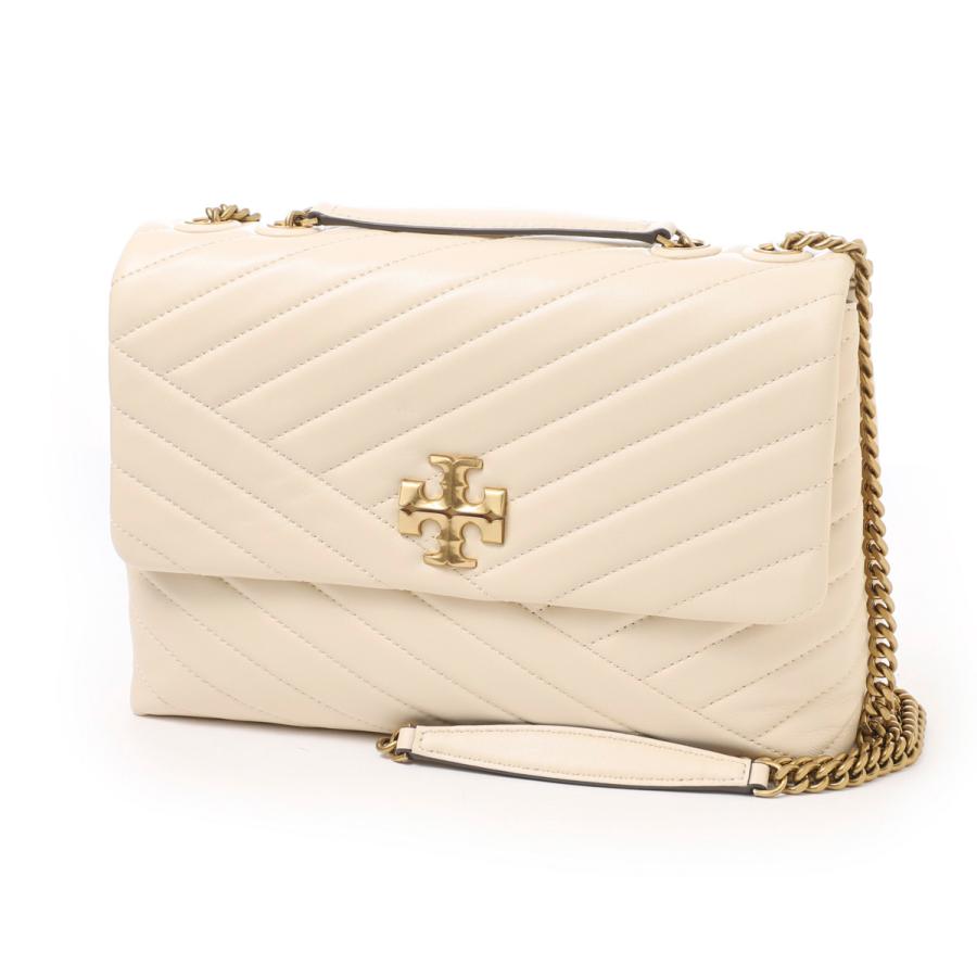 TORY BURCH トリーバーチ ショルダーバッグ KIRA CHEVRON キラ ベージュ レディース 90446-122 : モダン ...
