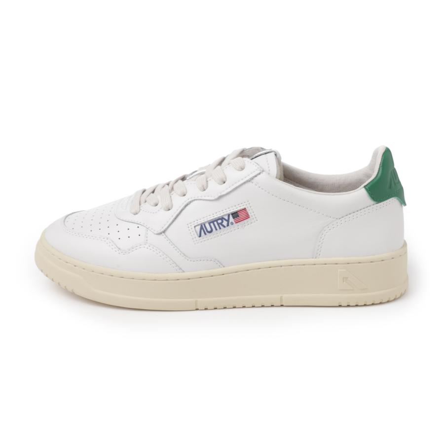 オートリー AUTRY スニーカー MEDALIST LOW SNEAKERS 大きいサイズあり ホワイト メンズ aulm-ll20-leat-leat-wht-green :aulm ...