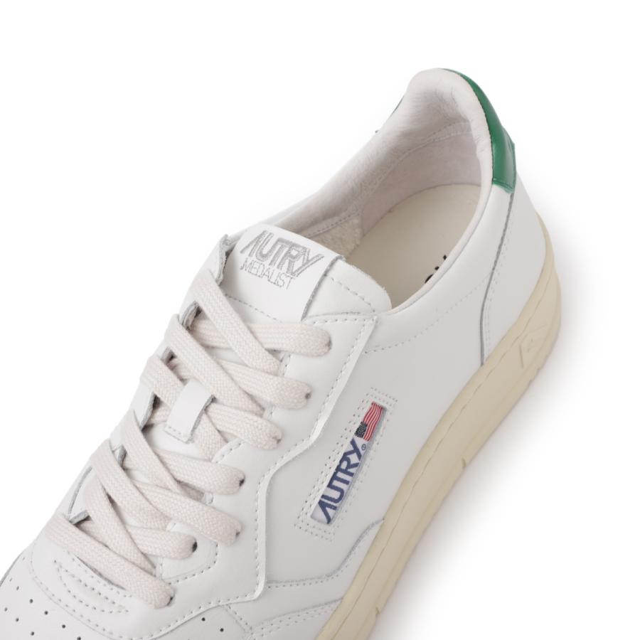 オートリー AUTRY スニーカー MEDALIST LOW SNEAKERS 大きいサイズあり ホワイト メンズ aulm-ll20-leat-leat-wht-green :aulm ...