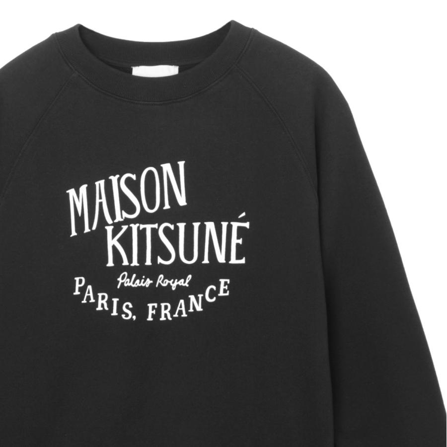メゾンキツネ MAISON KITSUNE スウェット PALAIS ROYAL VINTAGE SWEATSHIRT ブラック レディース aw00300km0001-p199-black ...