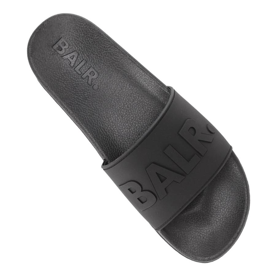 ボーラー BALR. スライドサンダル SLIDER 大きいサイズあり ブラック メンズ balr-slider-black-black ...