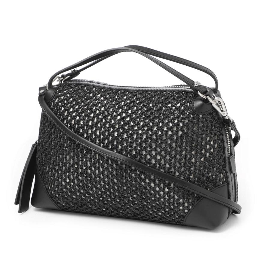 GIANNI CHIARINI ジャンニ キアリーニ ハンドバッグ 2WAY ALIFA M ショルダーバッグ ブラック レディース ...