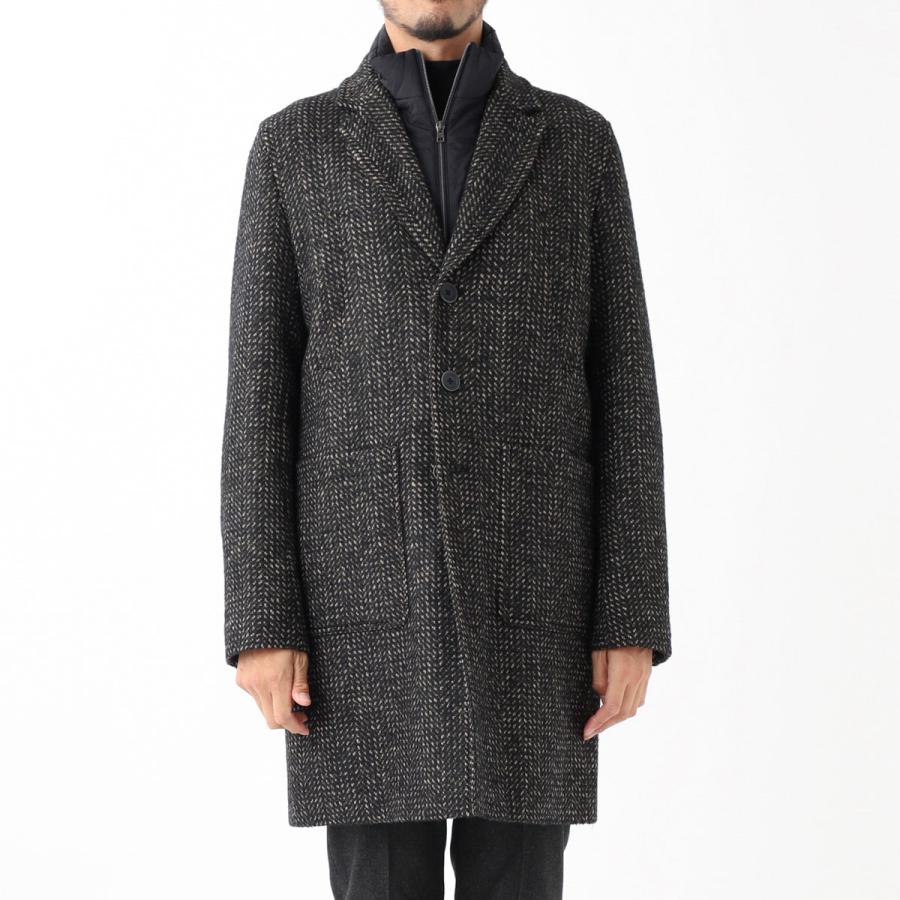 HERNO ヘルノ ライナー付き コート 大きいサイズあり ブラック メンズ ca000150u-33354r-9319 : モダンブルーYahoo!店 - 通販 - Yahoo!ショッピング