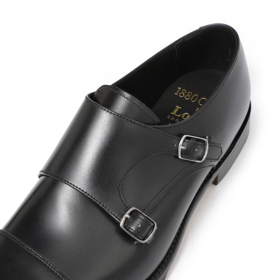 Loake（ローク） ダブルモンクストラップ シューズ CANNON B Fフィット ラスト CAPITAL 大きいサイズあり ブラック ...