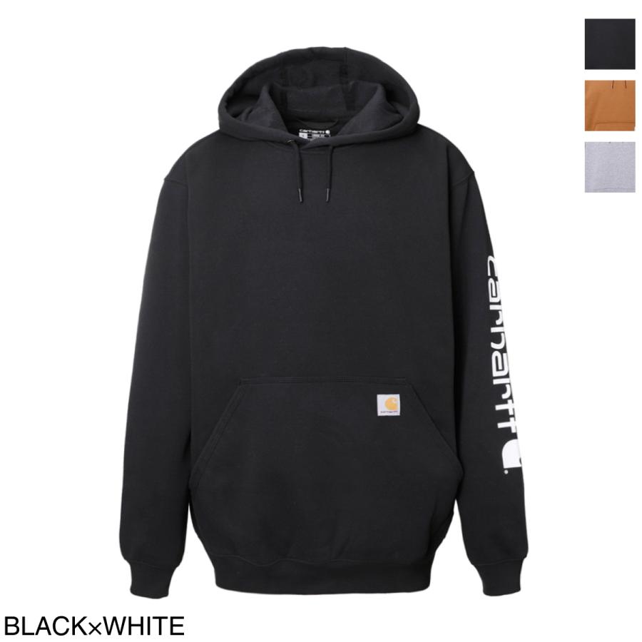 Carhartt（カーハート） パーカ MIDWEIGHT LOGO SLEEVE GRAPHIC フーディ メンズ k288-blk ...