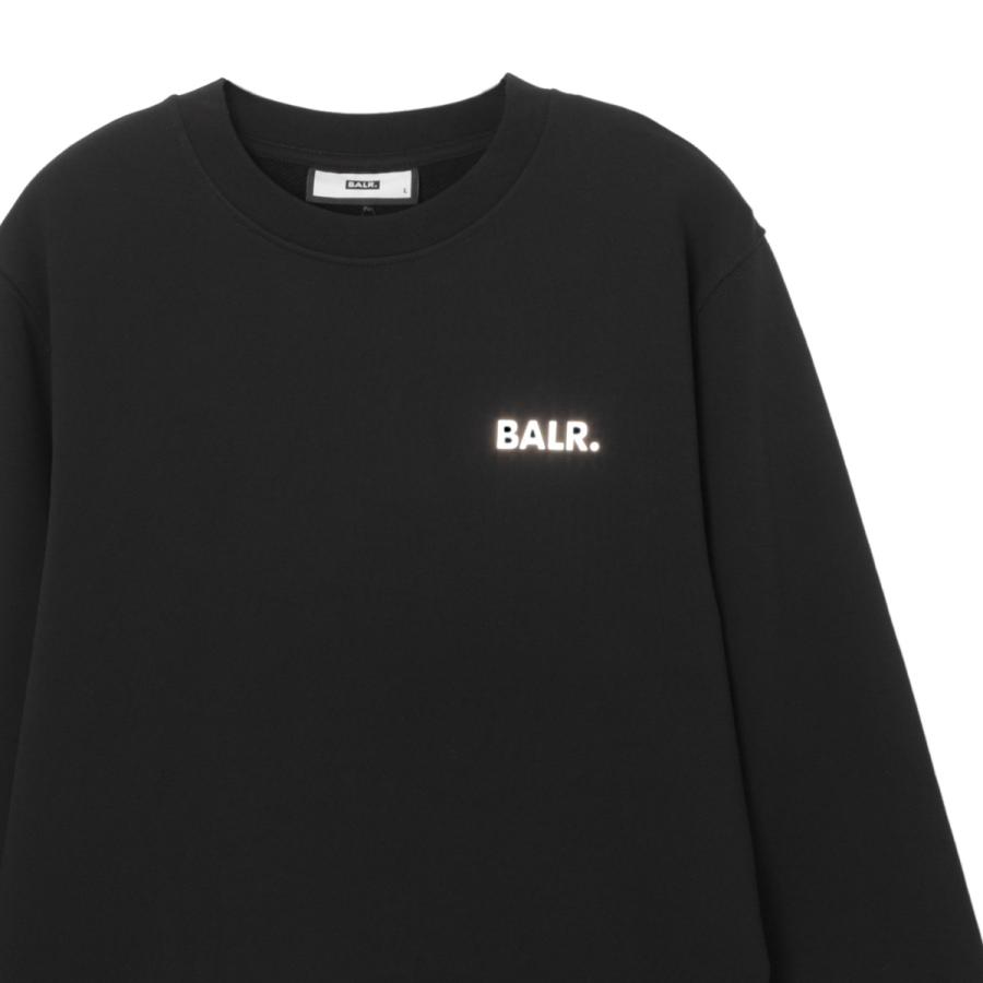 ボーラー BALR. スウェット OLAF STRAIGHT GOLD DOLL EMBLEM CREWNECK ブラック メンズ olaf ...