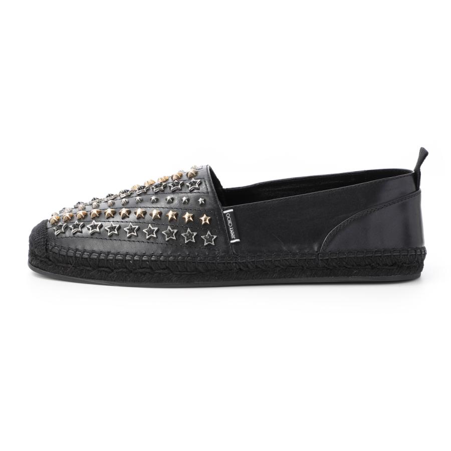 JIMMY CHOO ジミーチュウ エスパドリーユ EGON 大きいサイズあり ブラック メンズ egon-rqe-black-gold-mix : モダンブルーYahoo!店 - 通販 ...