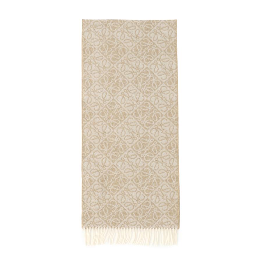 LOEWE ロエベ マフラー ANAGRAM SCARF スカーフ ベージュ レディース f811ss1x01-2140 : モダンブルーYahoo!店 - 通販 - Yahoo!ショッピング