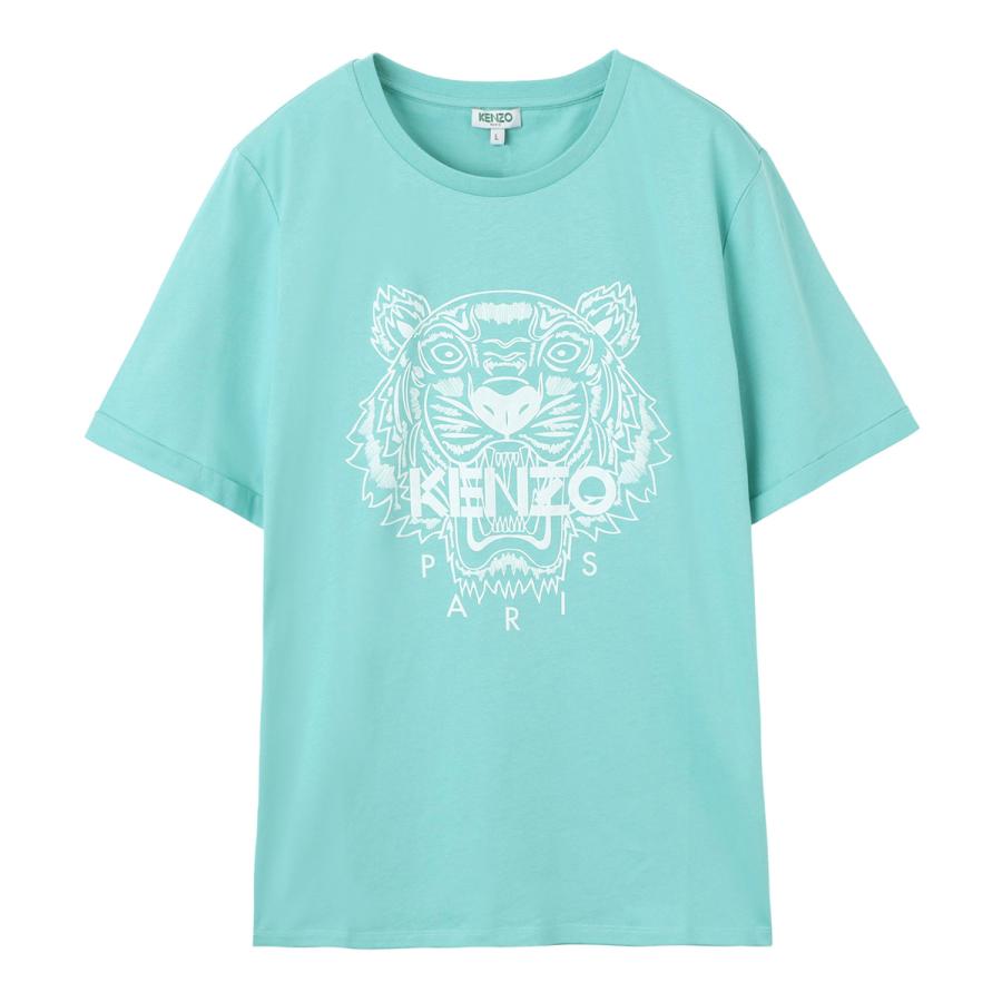 ケンゾー KENZO クルーネックTシャツ グリーン レディース fa52ts8244yi-60 : モダンブルーYahoo!店 - 通販 - Yahoo!ショッピング
