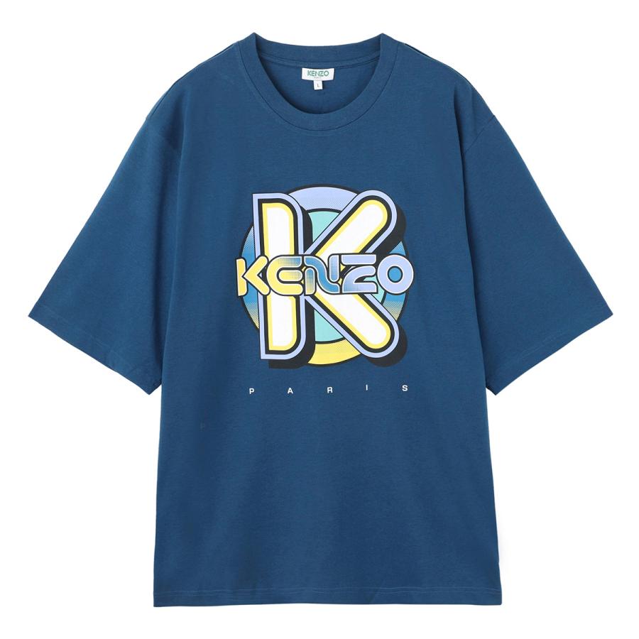 ケンゾー KENZO クルーネックTシャツ ブルー メンズ fa55ts5054sh-73 : モダンブルーYahoo!店 - 通販 - Yahoo!ショッピング