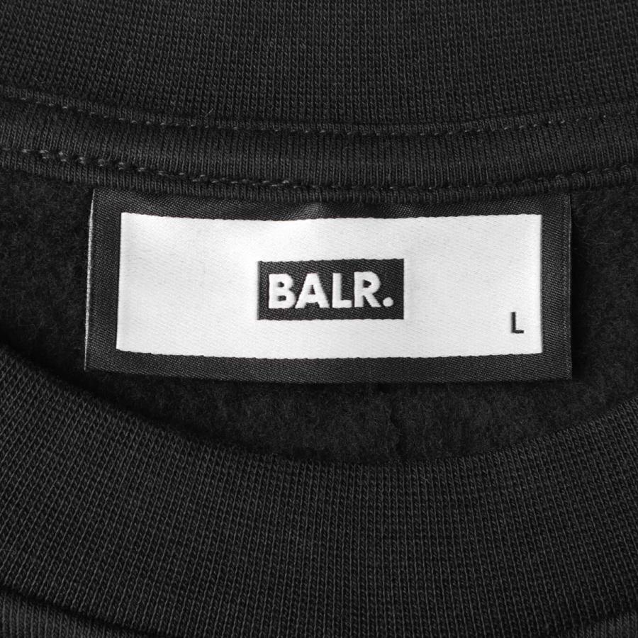 BALR. ボーラー スウェット OLAF STRAIGHT H2S GLOBE CREWNECK ブラック メンズ olaf ...