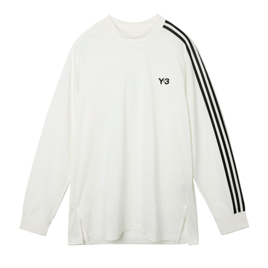 Y-3 ワイスリー クルーネック長袖カットソー 3S LS TEE ホワイト メンズ レディース ia1421-owhite-black ...