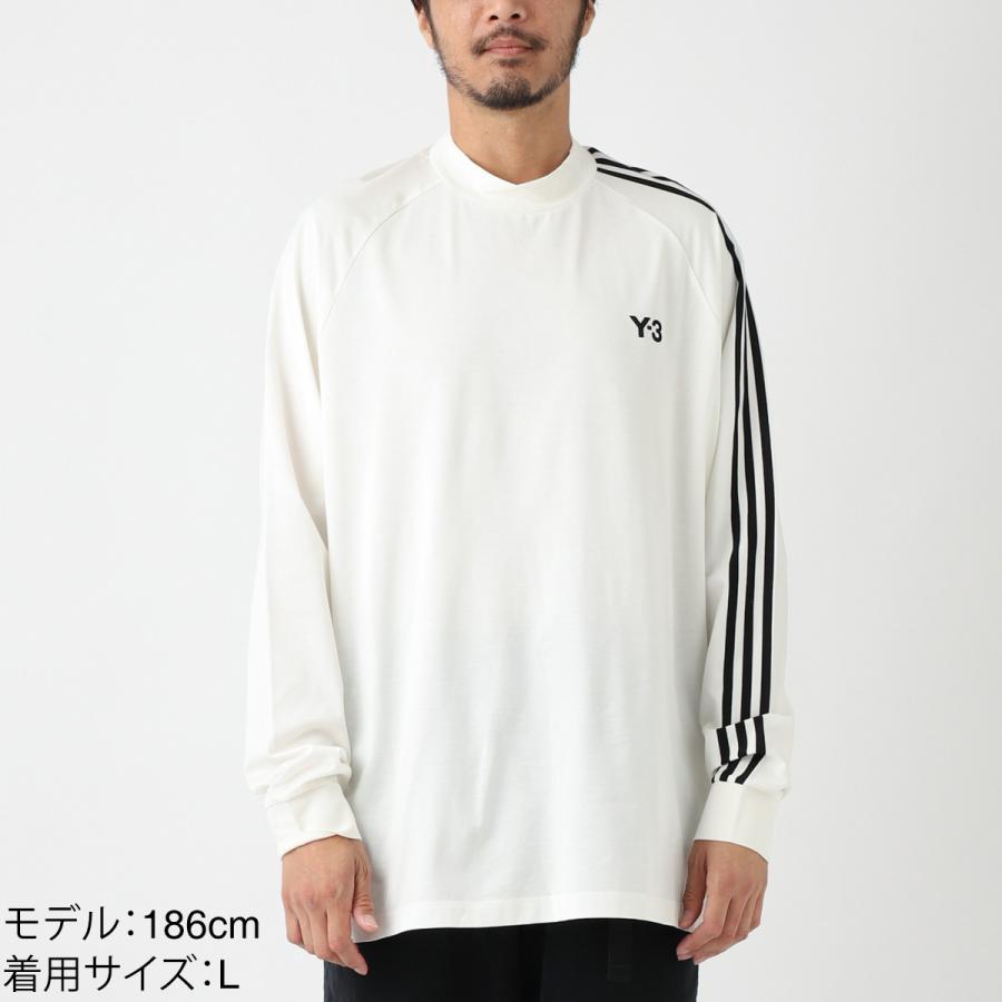 Y-3 ワイスリー クルーネック長袖カットソー 3S LS TEE ホワイト メンズ レディース ia1421-owhite-black ...