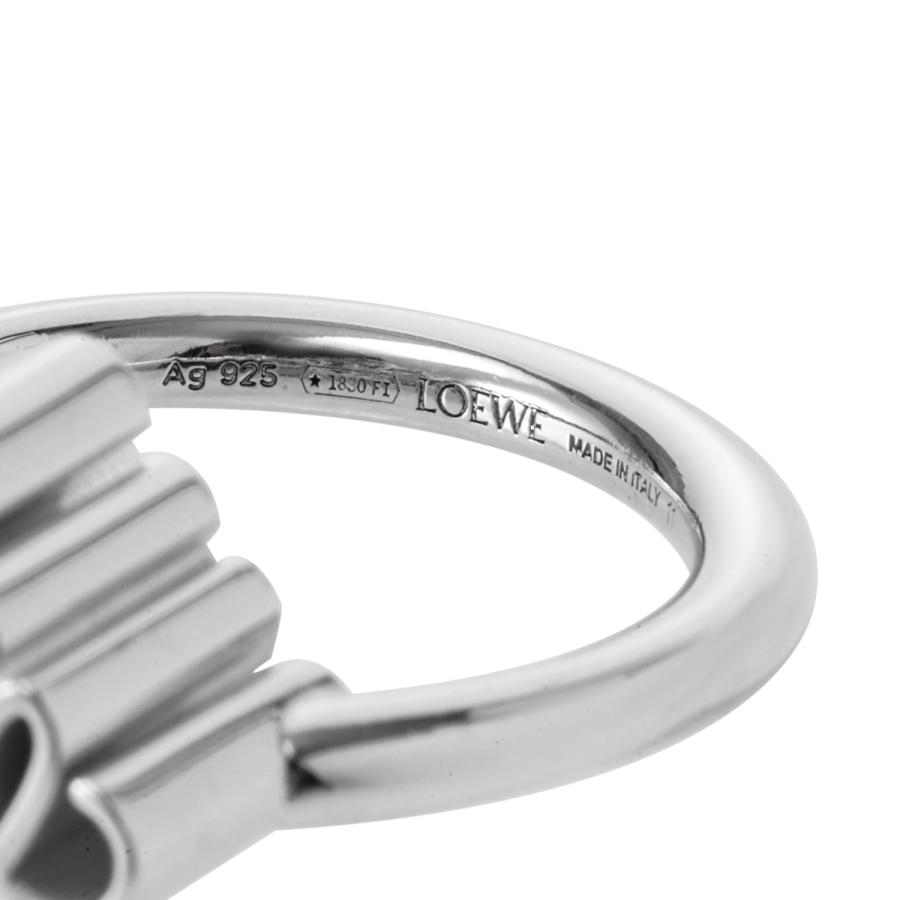 LOEWE ロエベ リング SINGLE ANAGRAM RING 指輪 シルバー レディース j821305x04-1160 : モダン ...