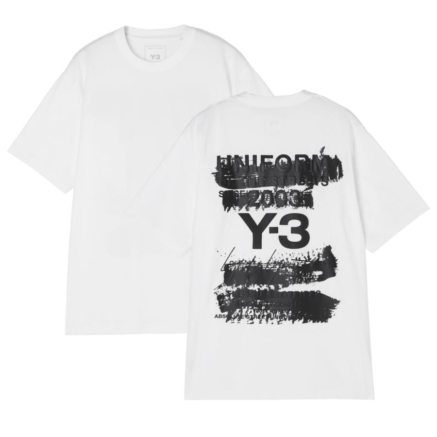 Y-3 ワイスリー クルーネックTシャツ U GFX SS TEE ホワイト メンズ レディース jm7815-white : モダンブルーYahoo!店 - 通販 - Yahoo!ショッピング