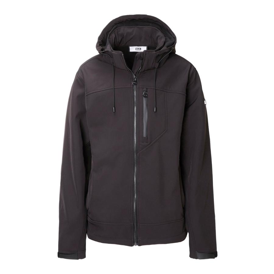 ボーラー BALR. ブルゾン BADGE SOFT SHELL JACKET ブラック メンズ joseph-badge ...