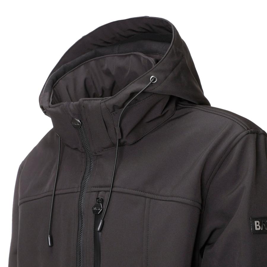 ボーラー BALR. ブルゾン BADGE SOFT SHELL JACKET ブラック メンズ joseph-badge ...