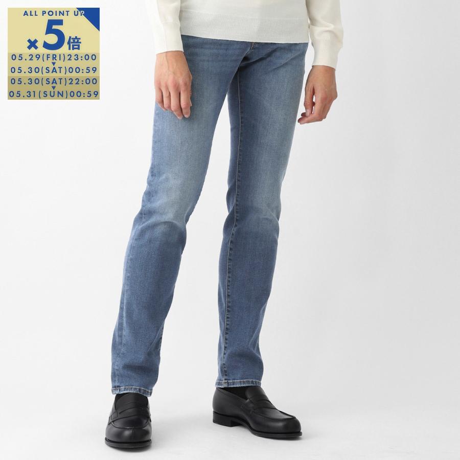 JACOB COHEN（ヤコブ コーエン） ボタンフライジーンズ BARD SLIM FIT ブルー メンズ jum-qe004-p3621 ...