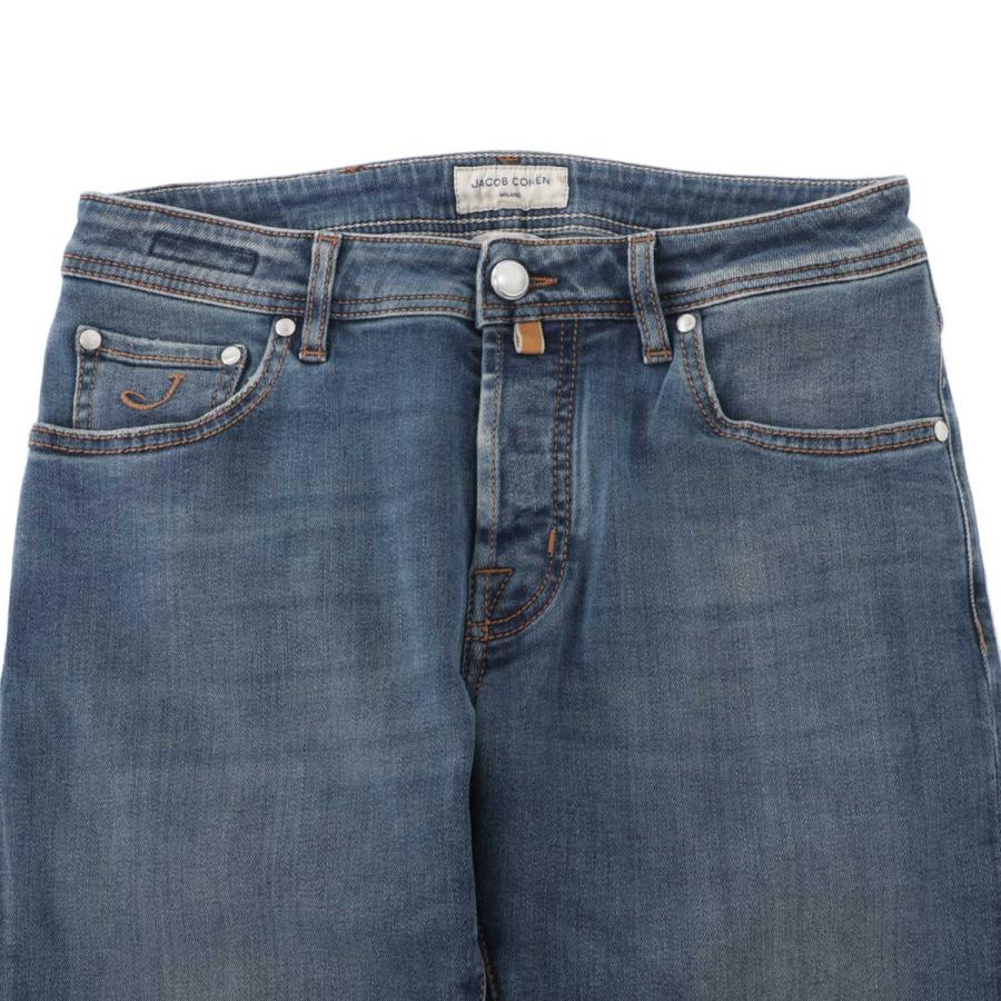 JACOB COHEN（ヤコブ コーエン） ボタンフライジーンズ NICK SLIM FIT ブルー メンズ jum-qe006 ...