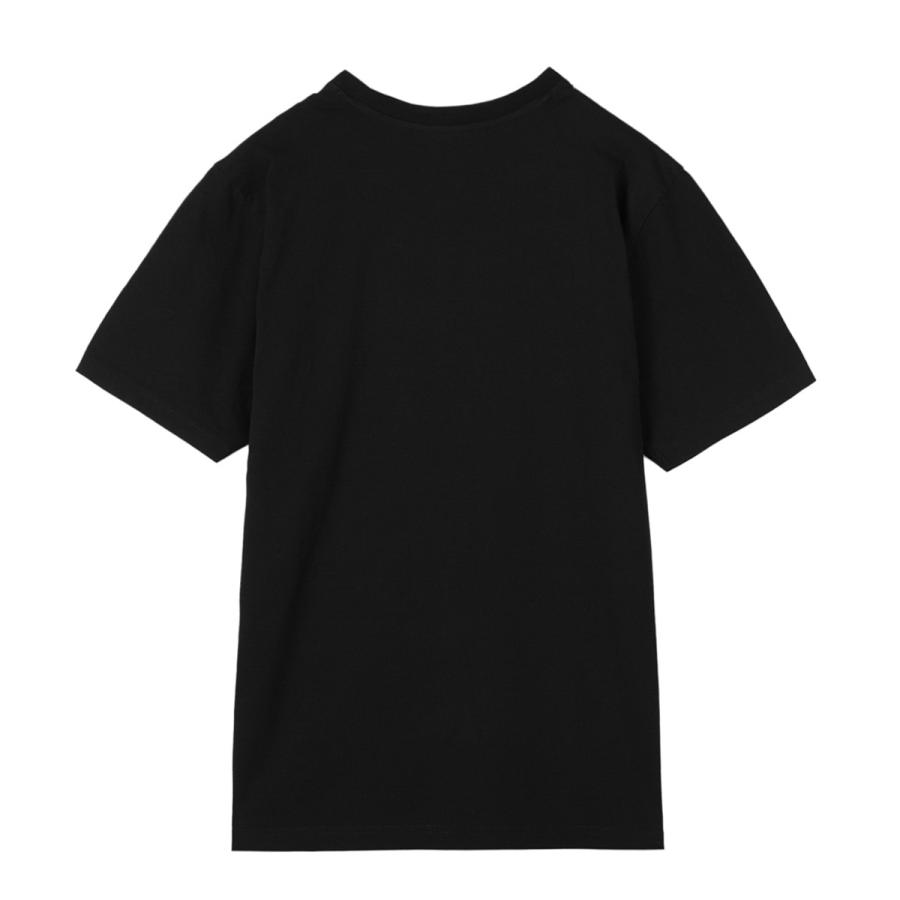 メゾンキツネ MAISON KITSUNE クルーネックTシャツ CHILLAX FOX PATCH REGULAR TEE SHIRT ブラック メンズ lm00110kj0008-p199 ...