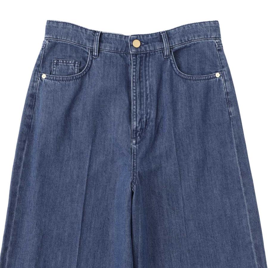 エスマックスマーラ S Max Mara ジップフライジーンズ LUPINO ブルー