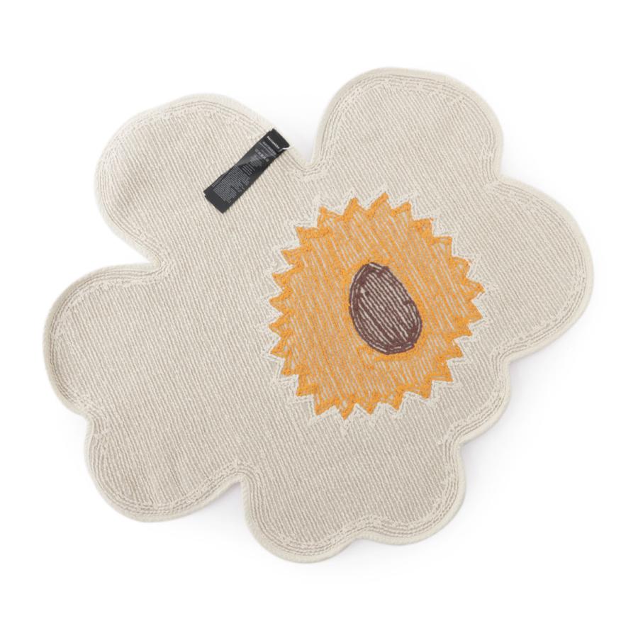 marimekko マリメッコ バスマット Unikko Bath mat 73x74 cm ベージュ 074717-120 : モダンブルー ...