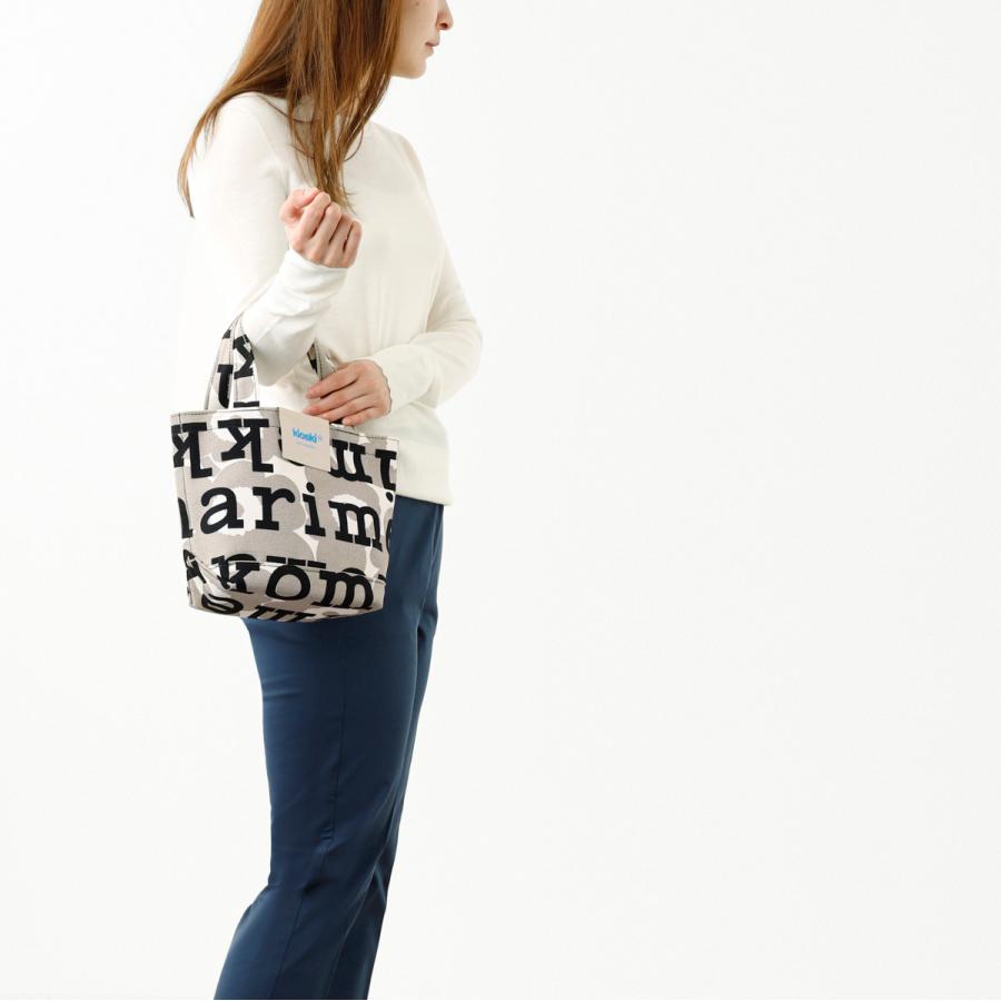 marimekko（マリメッコ） トートバッグ PIENI AHKERA UNIKKO LOGO BAG グレー レディース 091685 ...