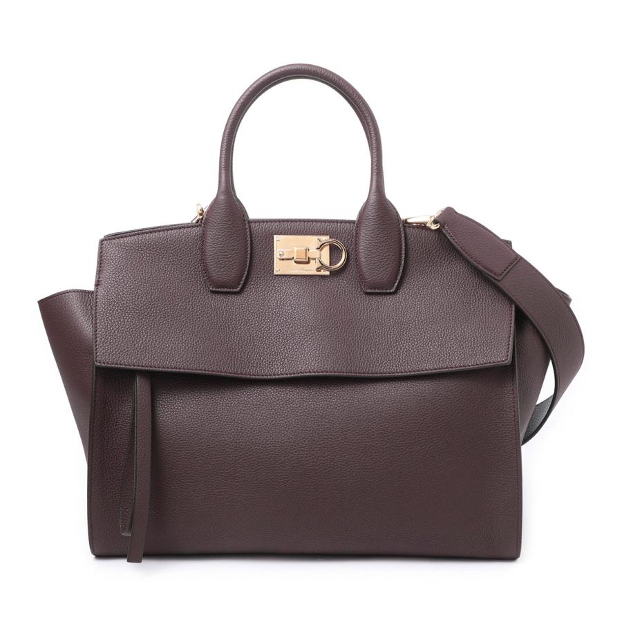 FERRAGAMO フェラガモ ハンドバッグ 2WAY STUDIO SOFT BAG ショルダーバッグ レディース the-studio ...