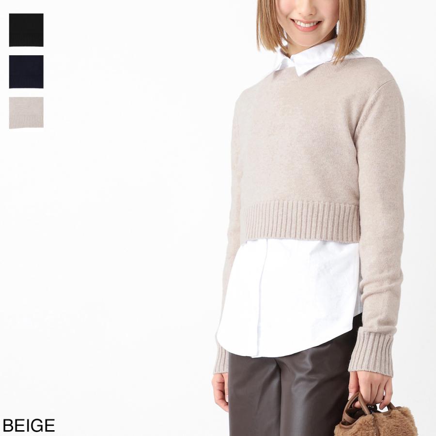 Max Mara マックスマーラ クルーネックニット ANGRI レディース 2421366062600-005 : モダンブルーYahoo!店 - 通販 - Yahoo!ショッピング