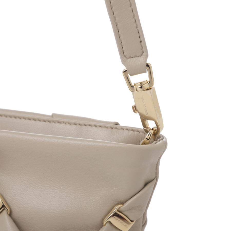 FERRAGAMO フェラガモ ショルダーバッグ ミニバッグ レディース varini-220835-0780106-stone : モダン ...