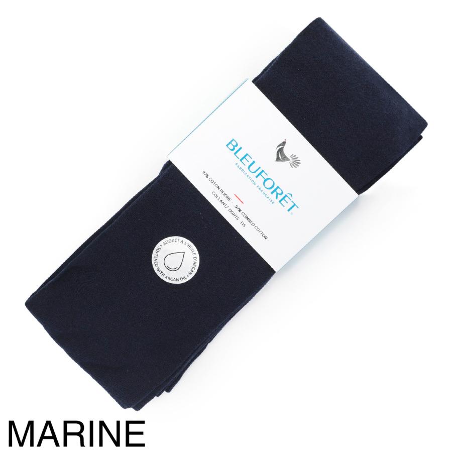 BLEU FORET ブルーフォレ コットンタイツ COLLANT VELOUTE 3000 レディース 3000-t8h : モダンブルー ...