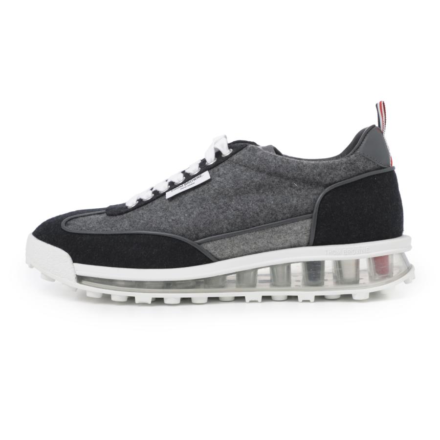 THOM BROWNE トムブラウン BROWNE. スニーカー グレー メンズ mfd261a-f0057-035 : モダンブルーYahoo!店 - 通販 - Yahoo!ショッピング