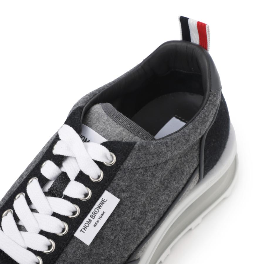 THOM BROWNE トムブラウン BROWNE. スニーカー グレー メンズ mfd261a-f0057-035 : モダンブルーYahoo!店 - 通販 - Yahoo!ショッピング