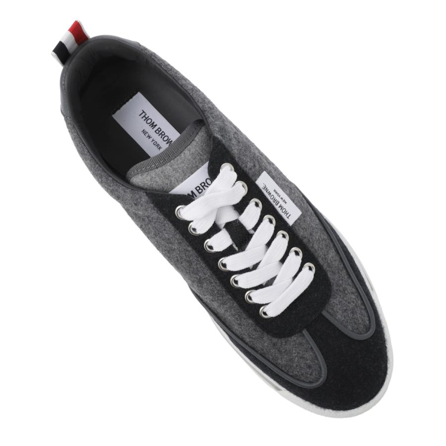 THOM BROWNE トムブラウン BROWNE. スニーカー グレー メンズ mfd261a-f0057-035 : モダンブルーYahoo!店 - 通販 - Yahoo!ショッピング