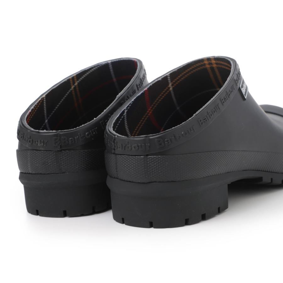 Barbour バブアー サンダル BARBOUR QUINN CLOG WELLY クロッグ 大きいサイズあり ブラック メンズ ...