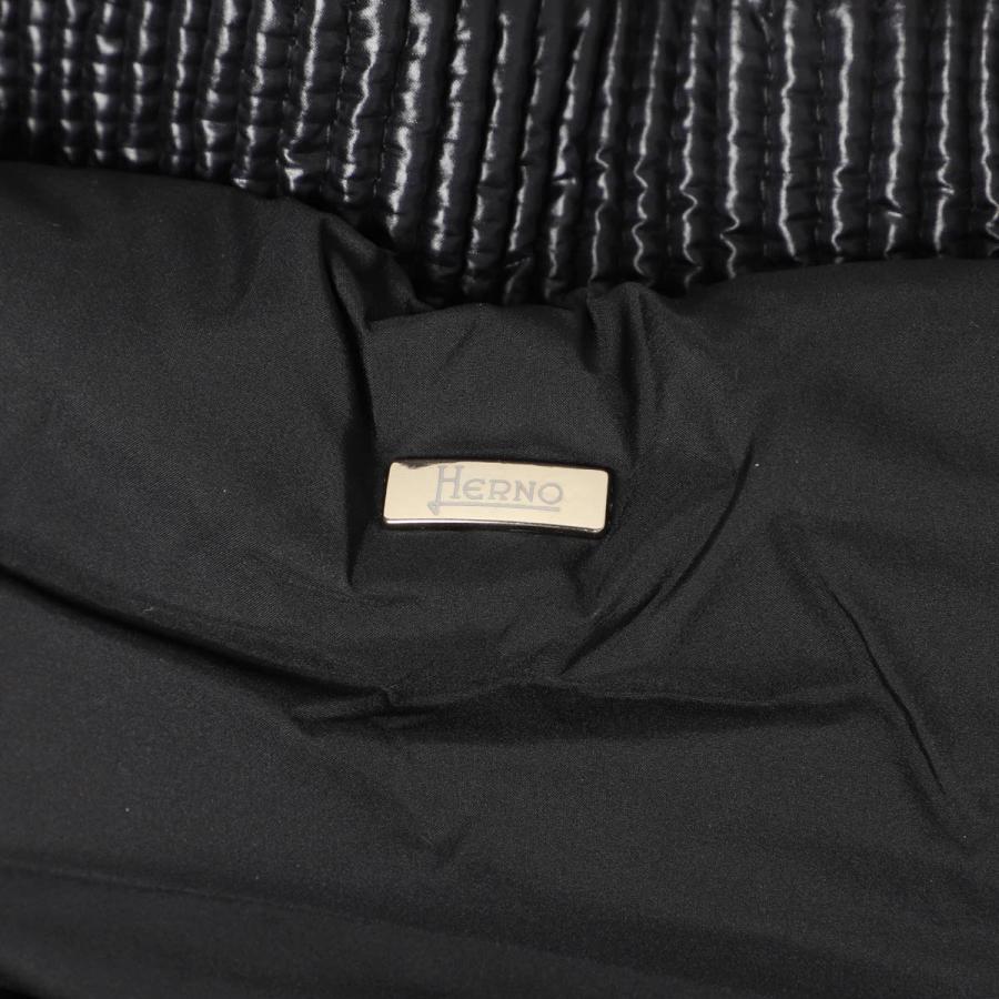 HERNO ヘルノ ダウンジャケット GLOBE ECOAGE&NYLON ULTRALIGHT JACKET 大きいサイズあり ブラック レディース pi001480d-12456-9300 ...