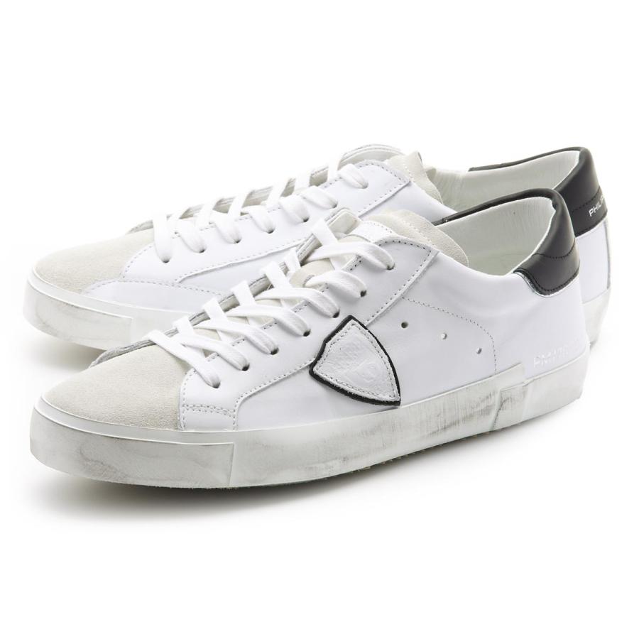PHILIPPE MODEL フィリップモデル PARIS スニーカー PRSX L U BASIC 大きいサイズあり ホワイト メンズ prlu-1011 : モダンブルーYahoo!店 ...
