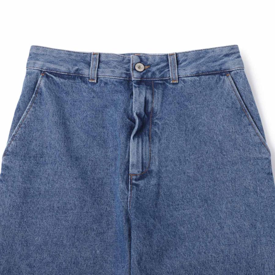 ロエベ LOEWE ジップフライジーンズ ANAGRAM BAGGY JEANS バギージーンズ ブルー レディース s359y11x43-5320 : s359y11x43 : モダンブルー ...