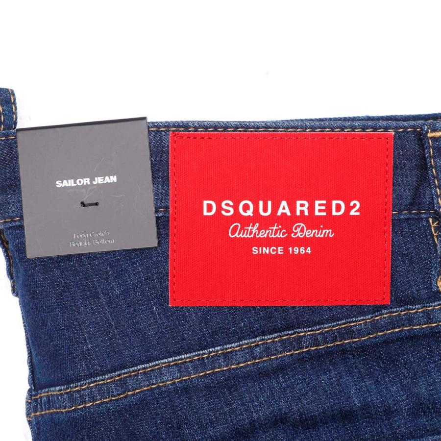 DSQUARED2 ディースクエアード ボタンフライジーンズ SAILOR JEAN ブルー メンズ s71lb1163-s30342-470 : モダンブルーYahoo!店 - 通販 ...