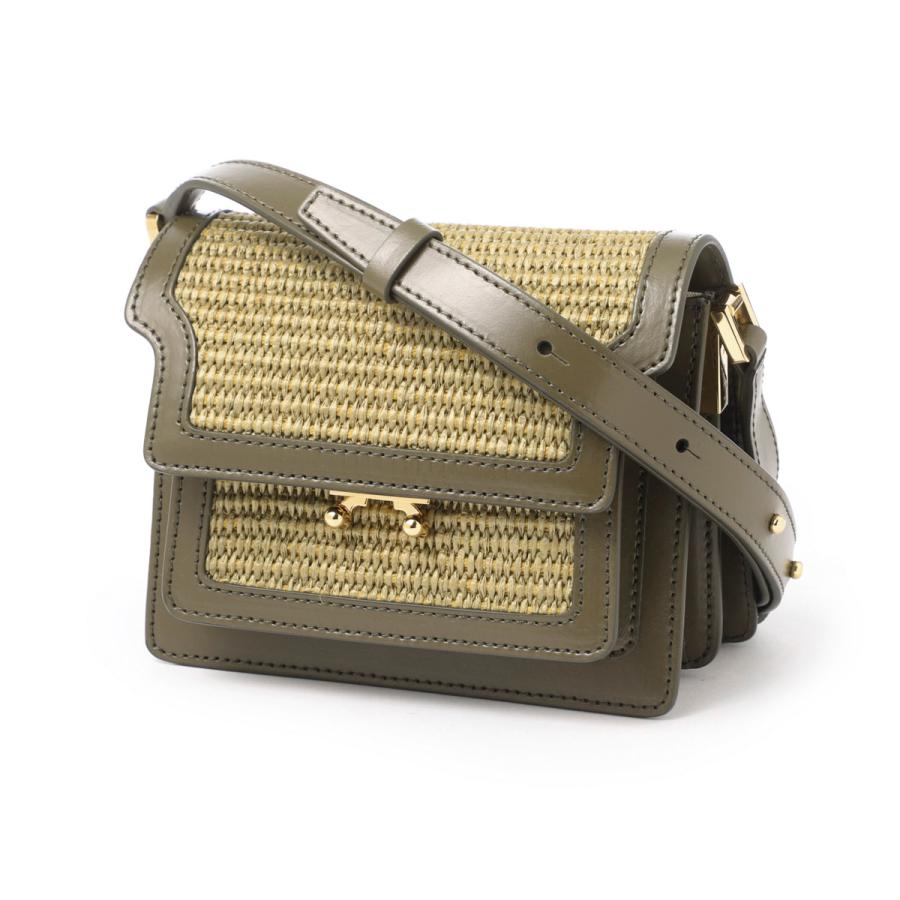 マルニ MARNI ショルダーバッグ 2WAY TRUNK クロスボディバッグ グリーン レディース sbmp0075q1-p3860-00v25 : sbmp0075q1-00v25 ...