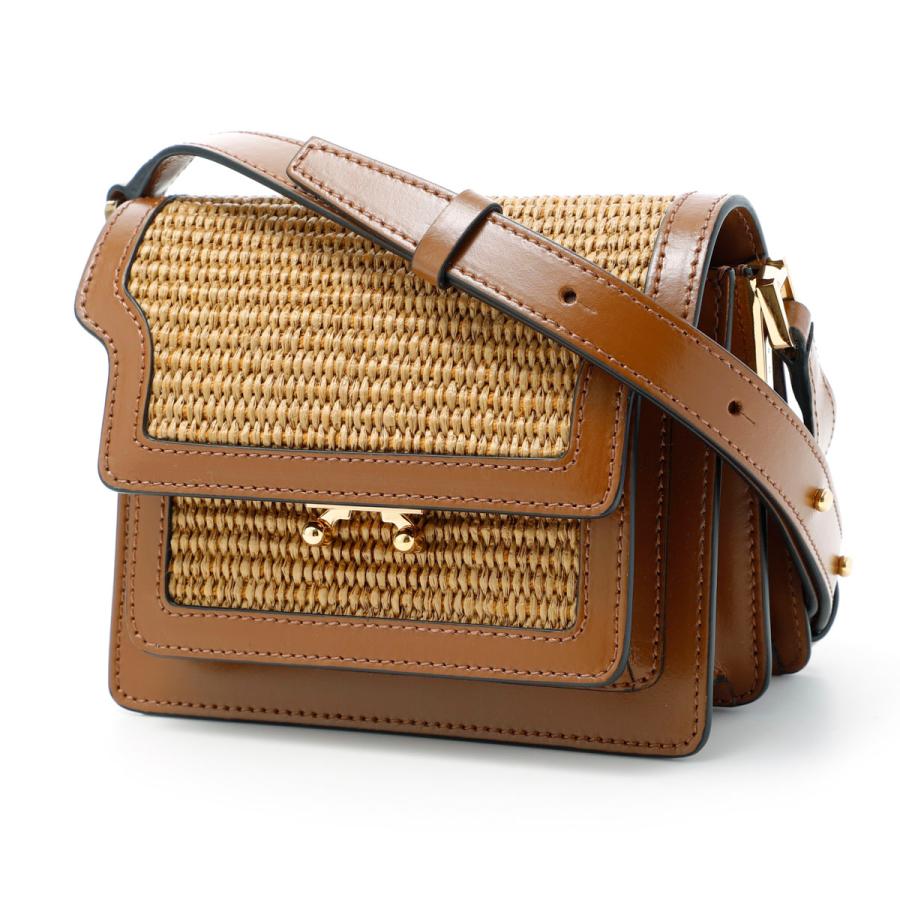 MARNI マルニ ショルダーバッグ TRUNK SOFT MINI ブラウン レディース sbmp0075q1-p3860-z523m : モダンブルーYahoo!店 - 通販 ...