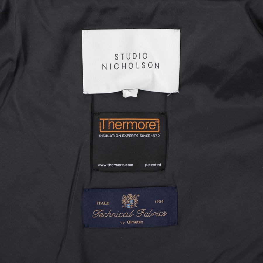 STUDIO NICHOLSON スタジオ ニコルソン 中綿入り ブルゾン IKEDA ブルー メンズ ikeda-snm-1056-darknavy : モダンブルーYahoo!店 - 通販 ...